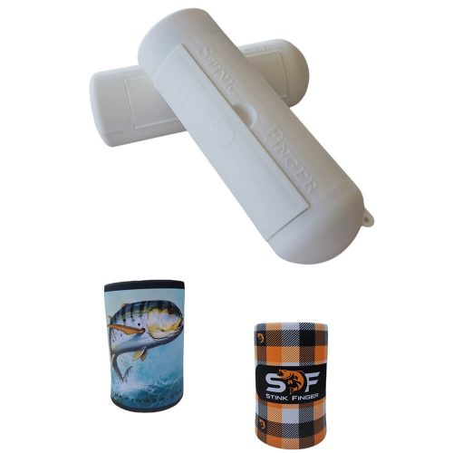 2 x Stink Finger & 2 Stubbie Coolers - Stink Finger - Lako Fishing ...